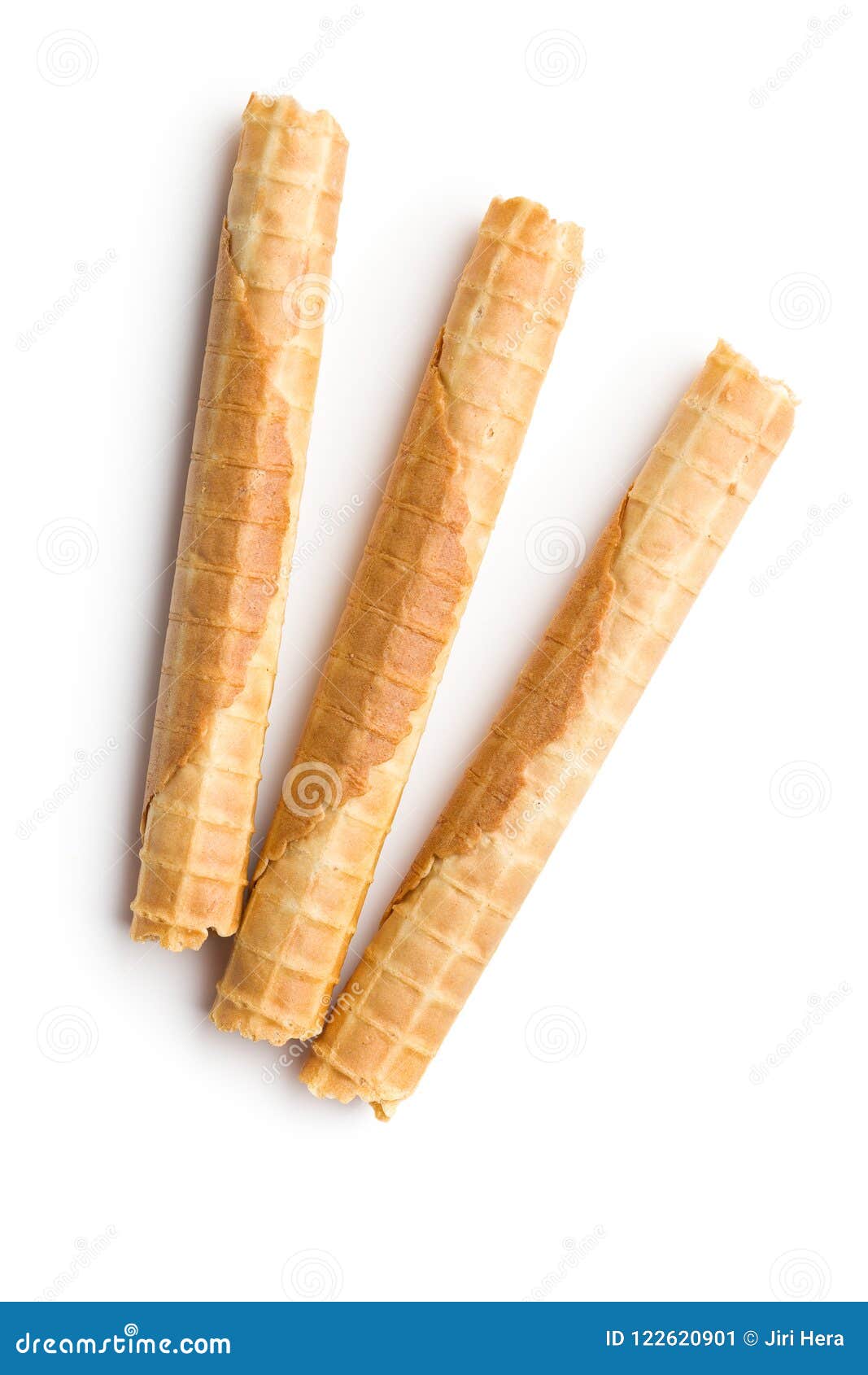 Sweet Wafer Cone Isolated On White Background Royalty-Free Stock Image ...