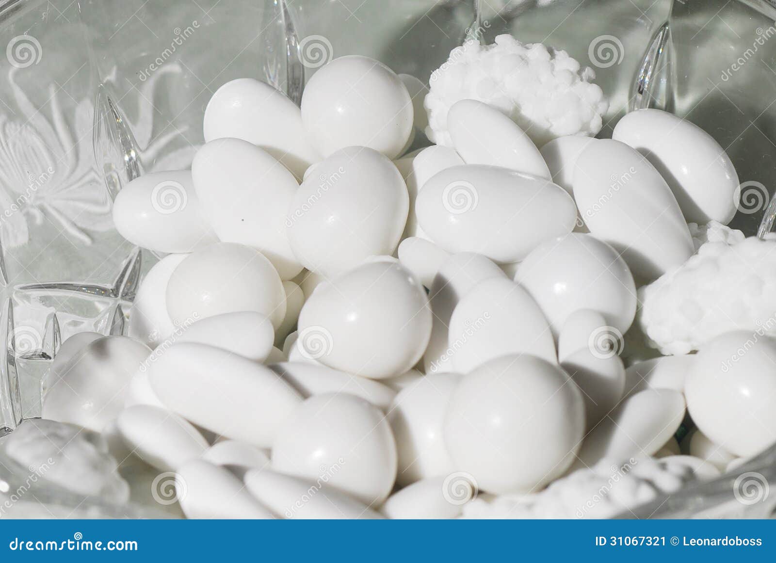 Sweet white wedding dragee stock image. Image of dessert - 31067321