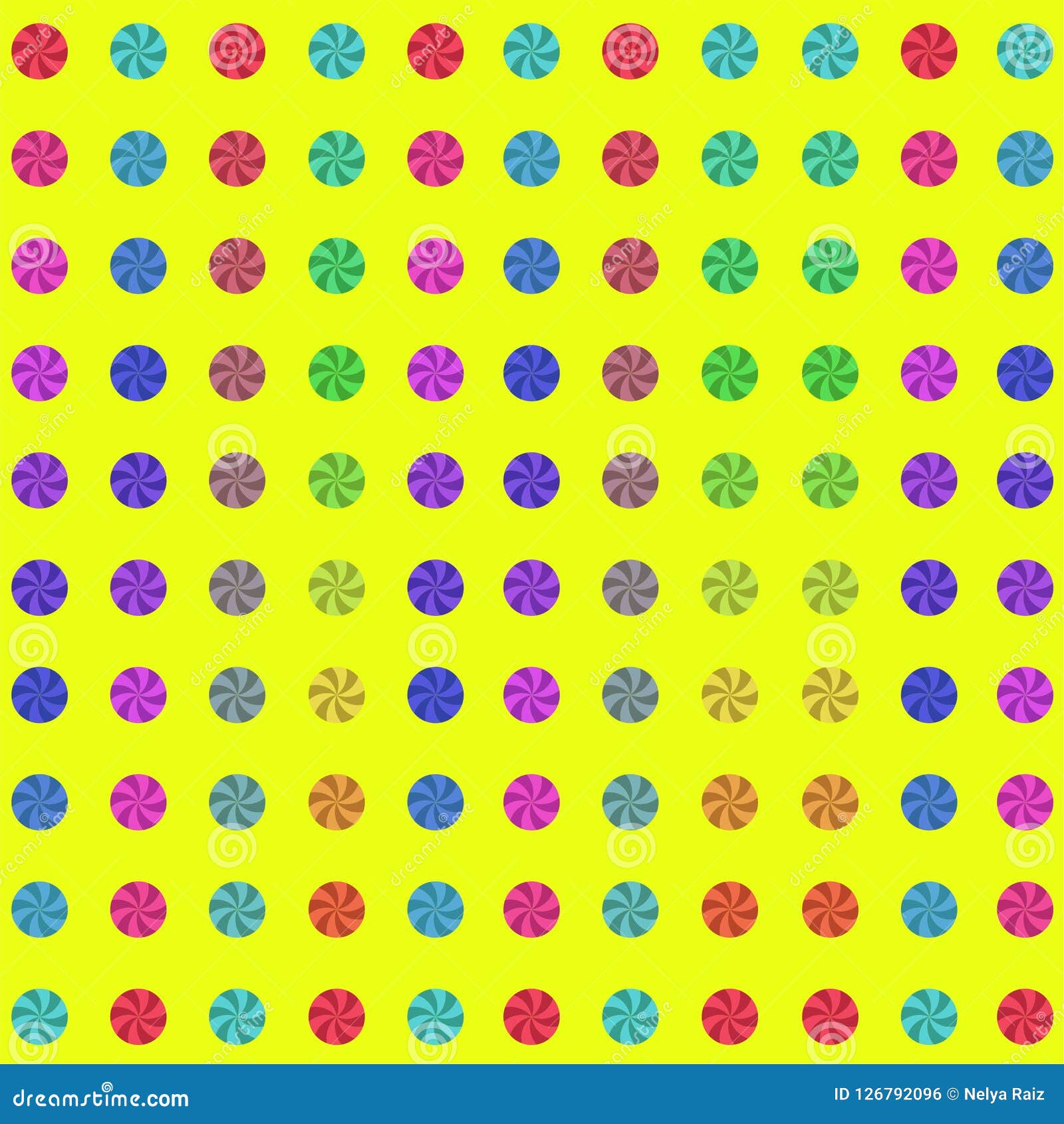 Sweet yellow candy pattern stock illustration. Illustration of color ...