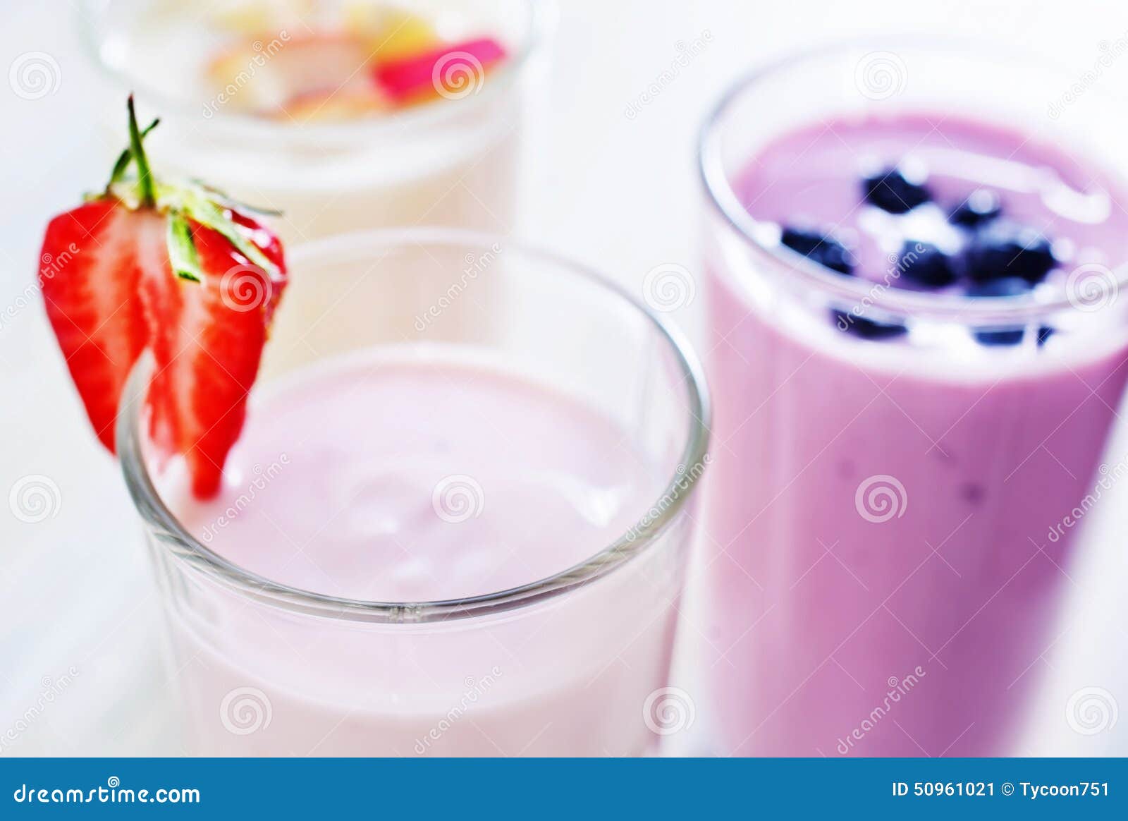 Sweet yogurt stock image. Image of berry, homemade, appetizer - 50961021