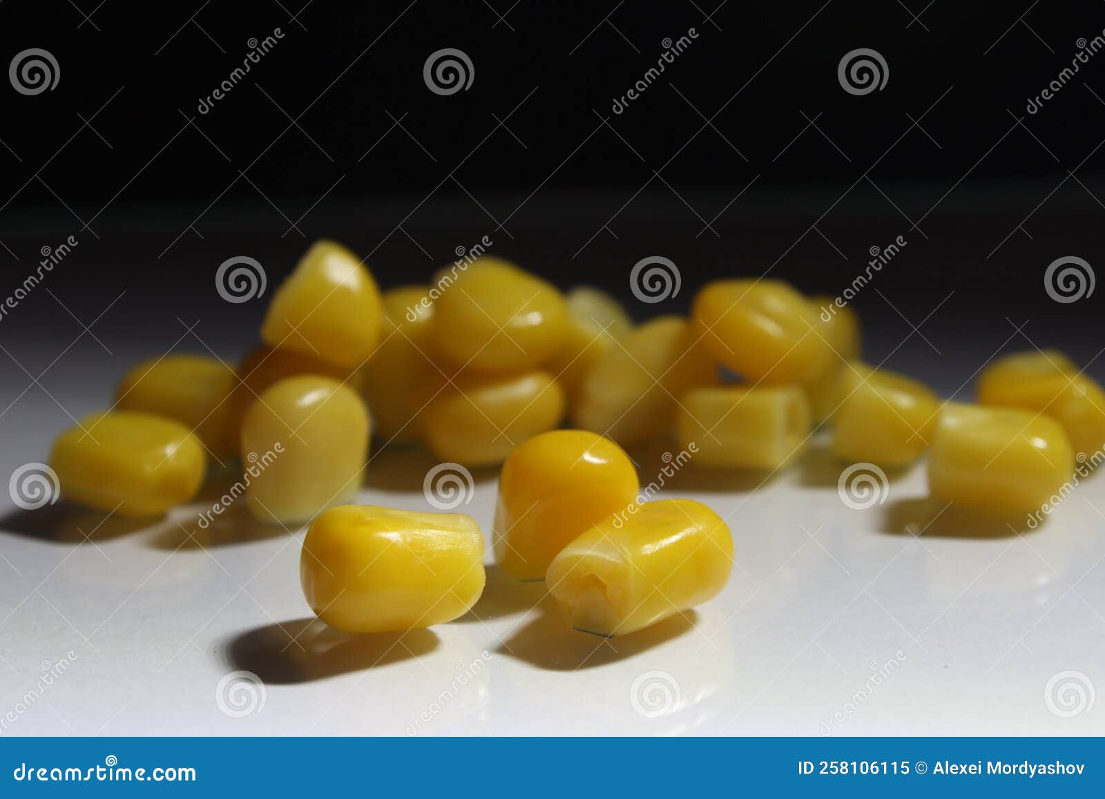 Sweetcorn kernels stock image. Image of grain, eating - 258106115