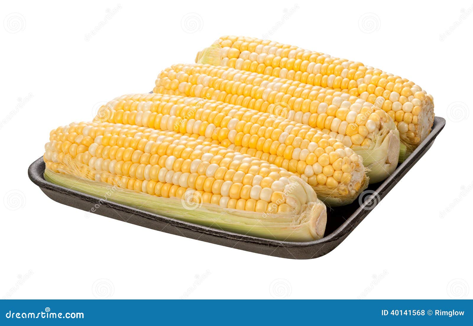 Sweetcorn Package isolated stock photo. Image of shot - 40141568