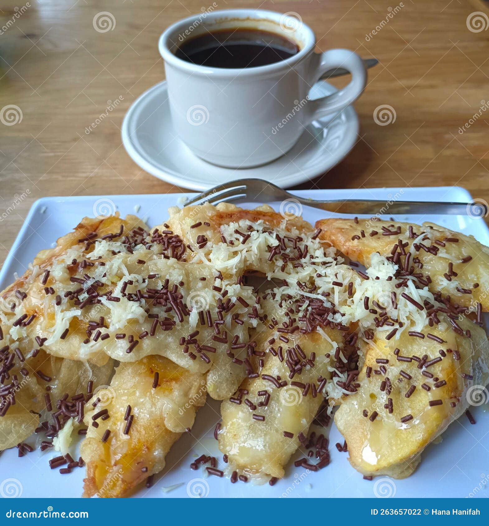 Sweeten a Day with Fried Choco Cheese Banana and Cup a Coffee for a ...