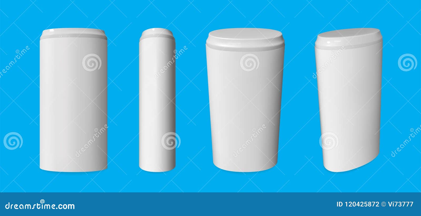 Sweetener Tablet Dispenser Mockup. Realistic Vector Template ...