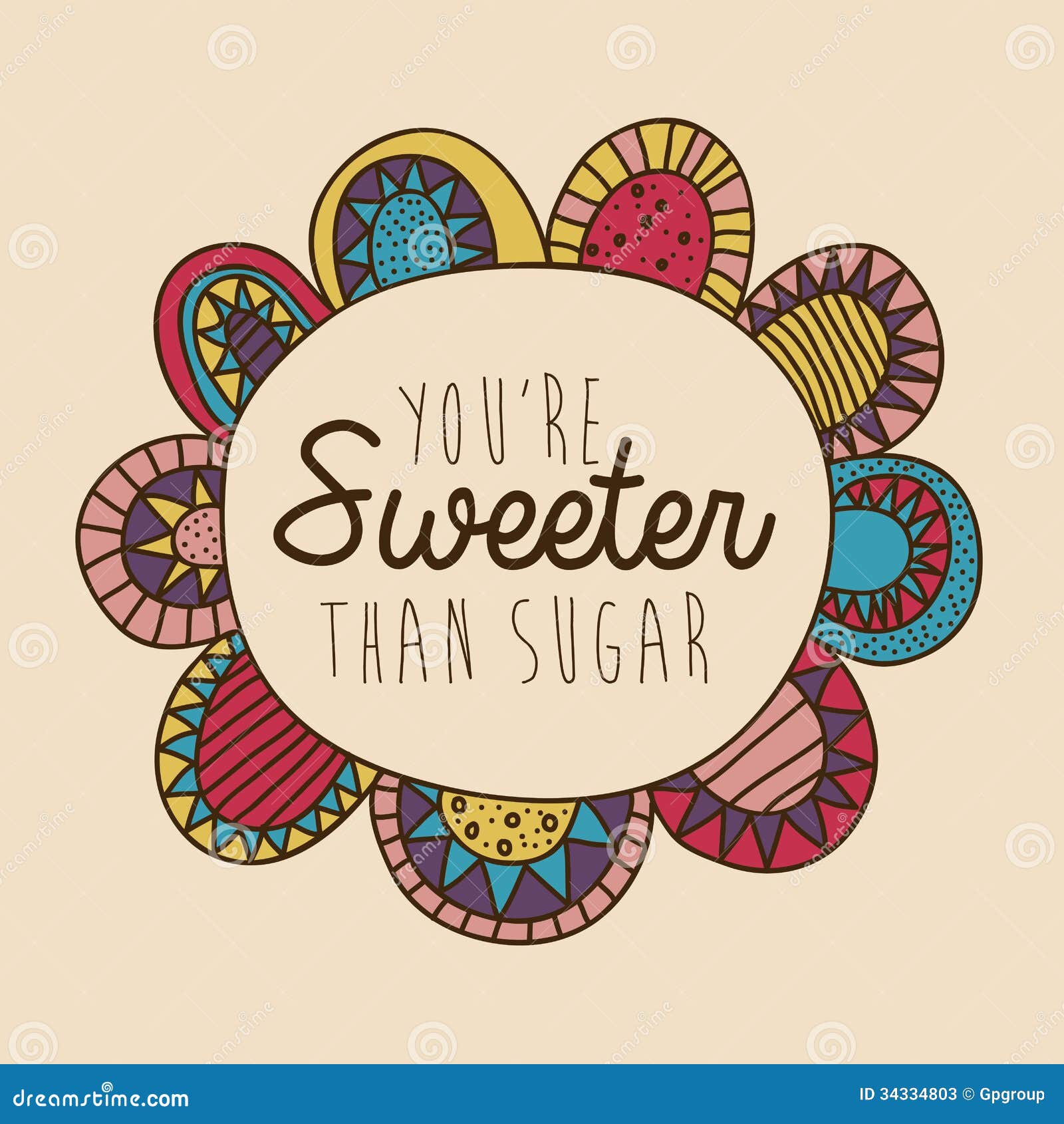 Sweeter Drawing Cartoon Vector | CartoonDealer.com #34334803