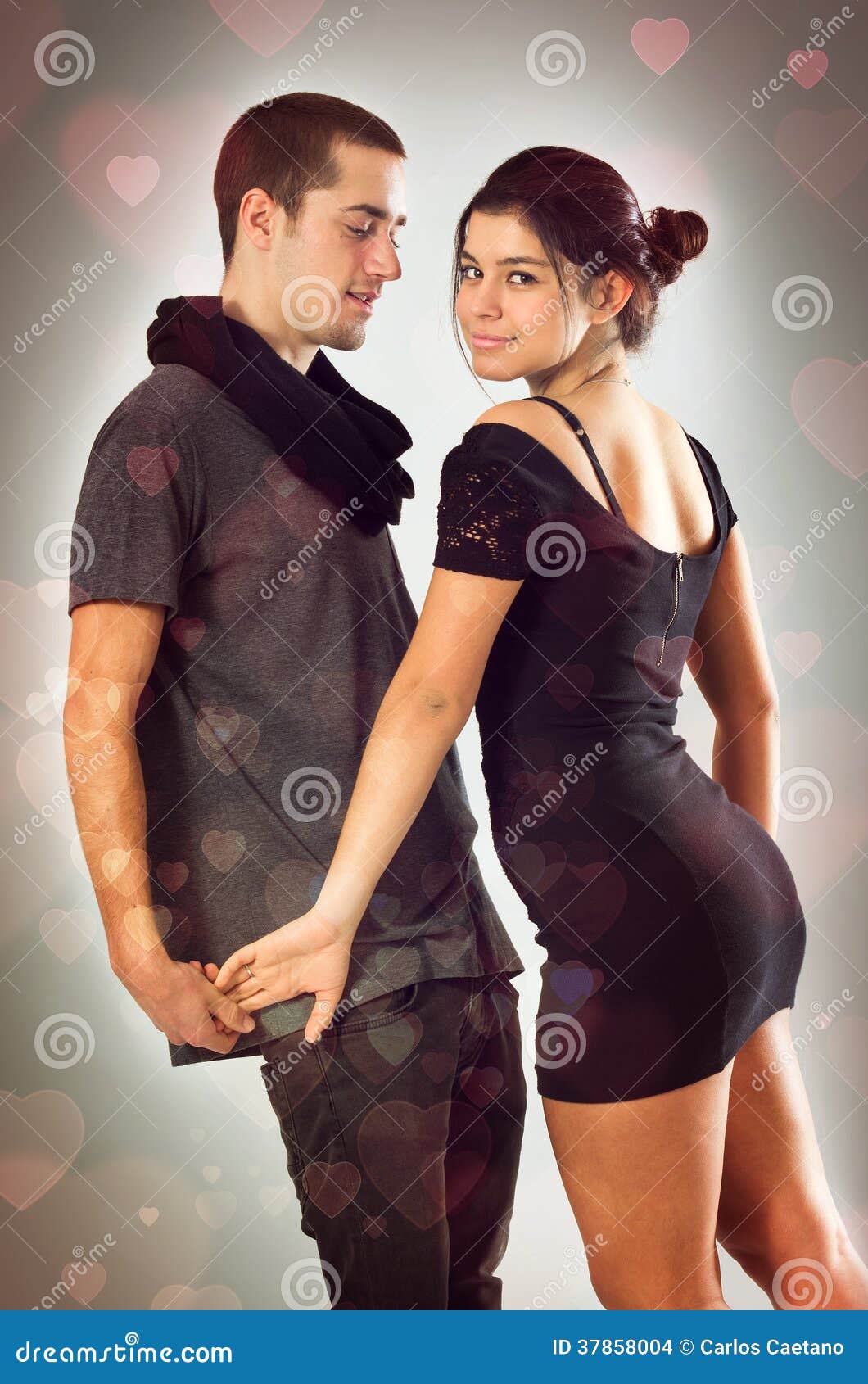 Sweethearts stock photo. Image of body, girlfriend, hugging - 37858004