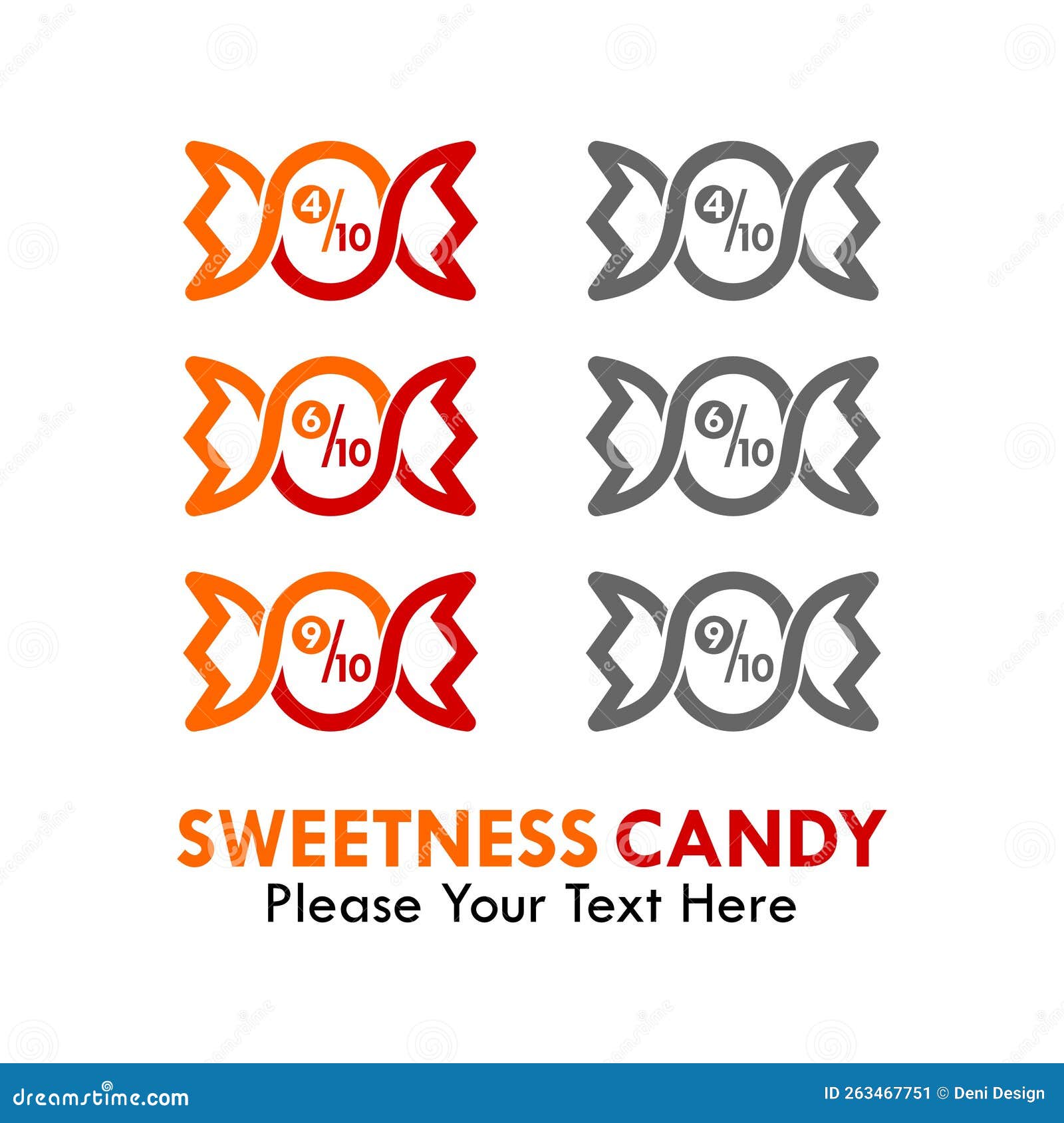 Sweetness candy logo stock vector. Illustration of presentation - 263467751