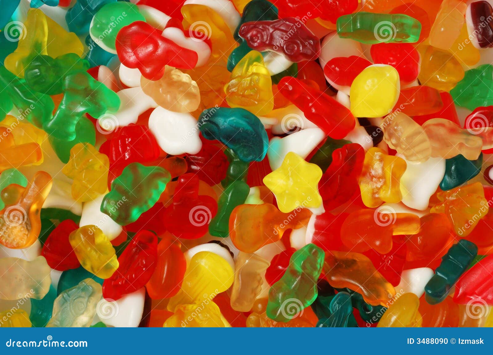 Sweets stock photo. Image of sweetmeat, gelatine, flavour - 3488090