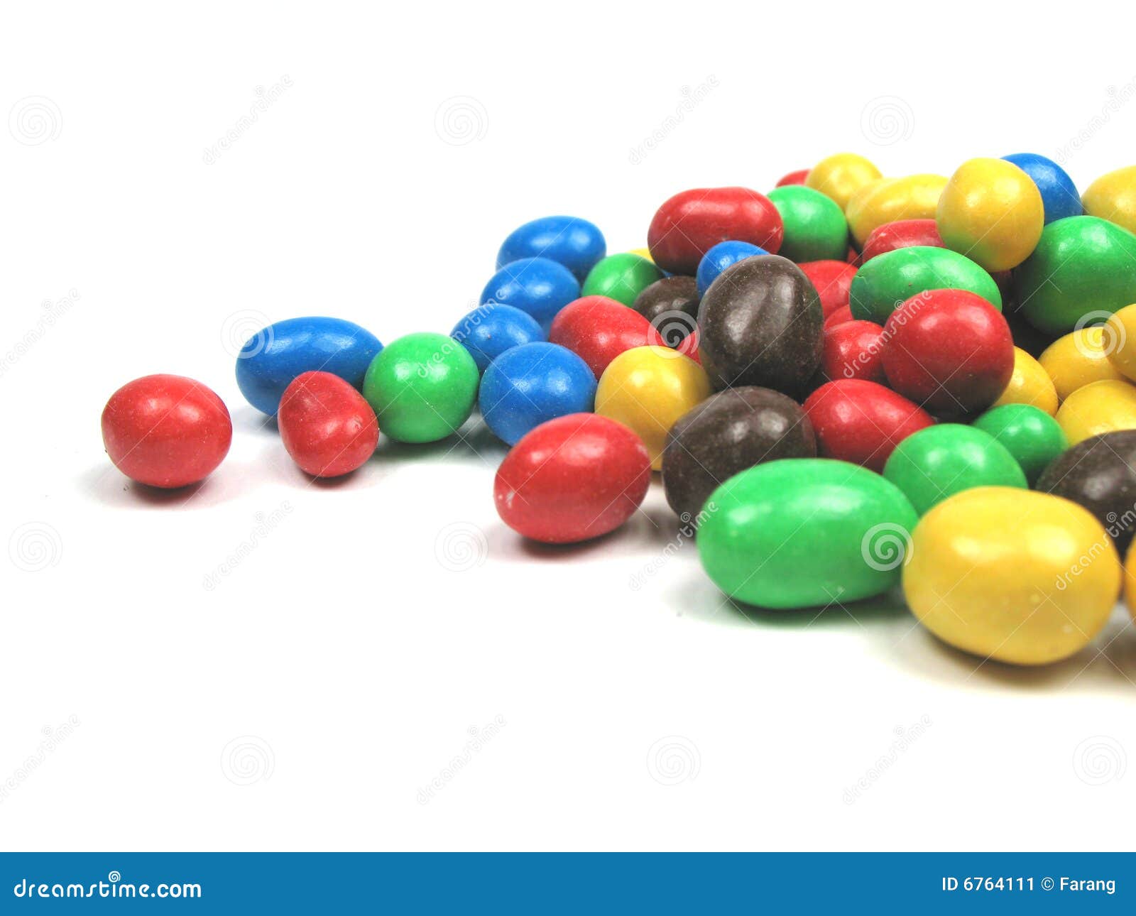 Sweets stock image. Image of brown, covered, crunch, colours - 6764111