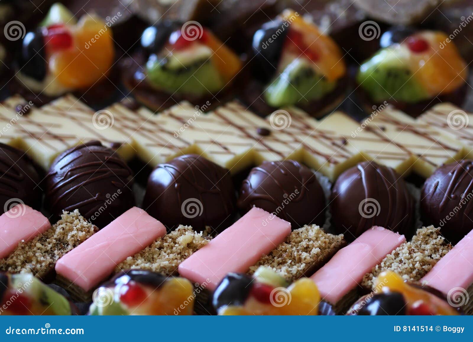 Sweets stock photo. Image of cakes, piece, pieces, nutrition - 8141514