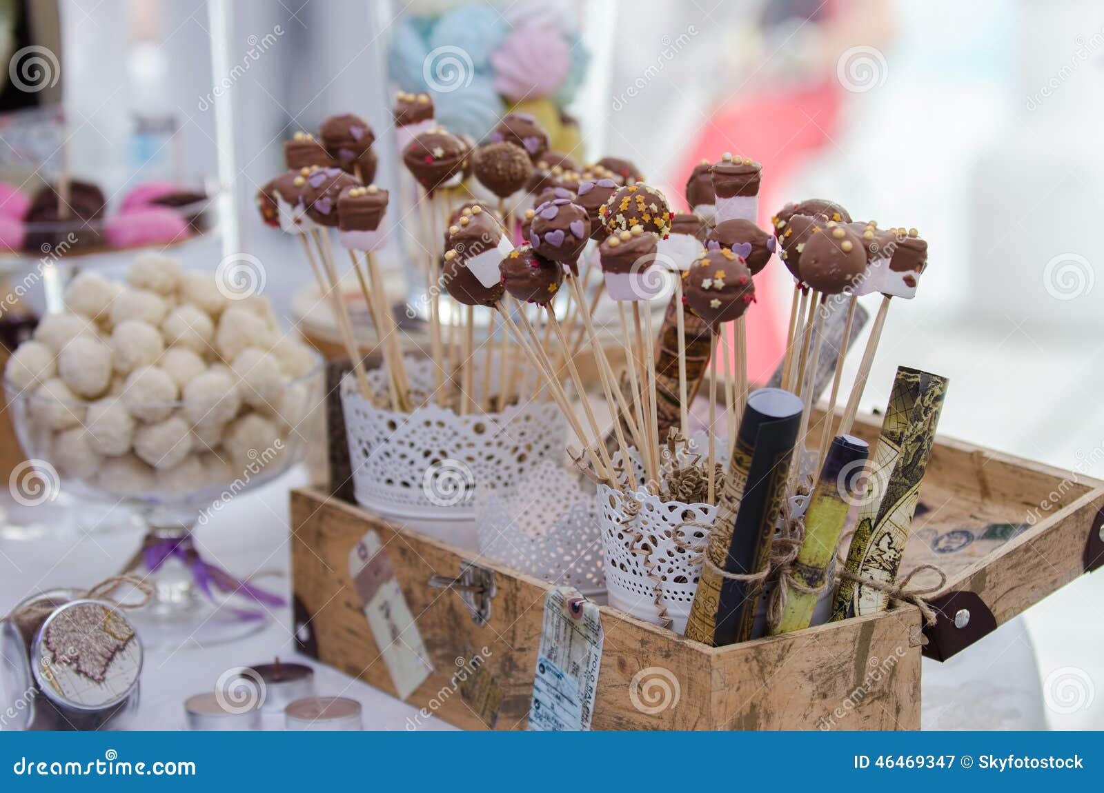 Sweets bar stock image. Image of dark, heart, cake, berry - 46469347