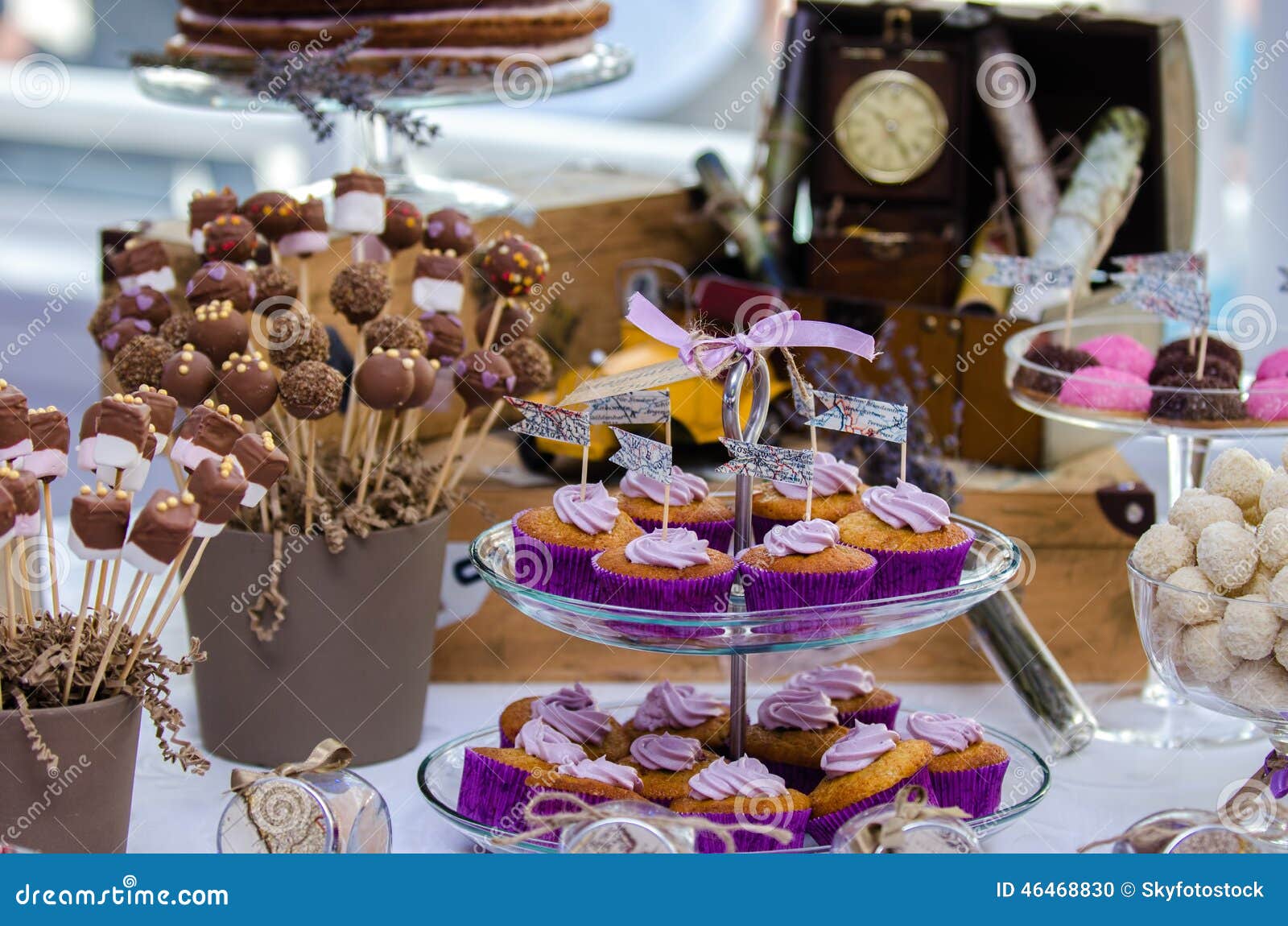 Sweets bar stock photo. Image of buffet, assortment, catering - 46468830