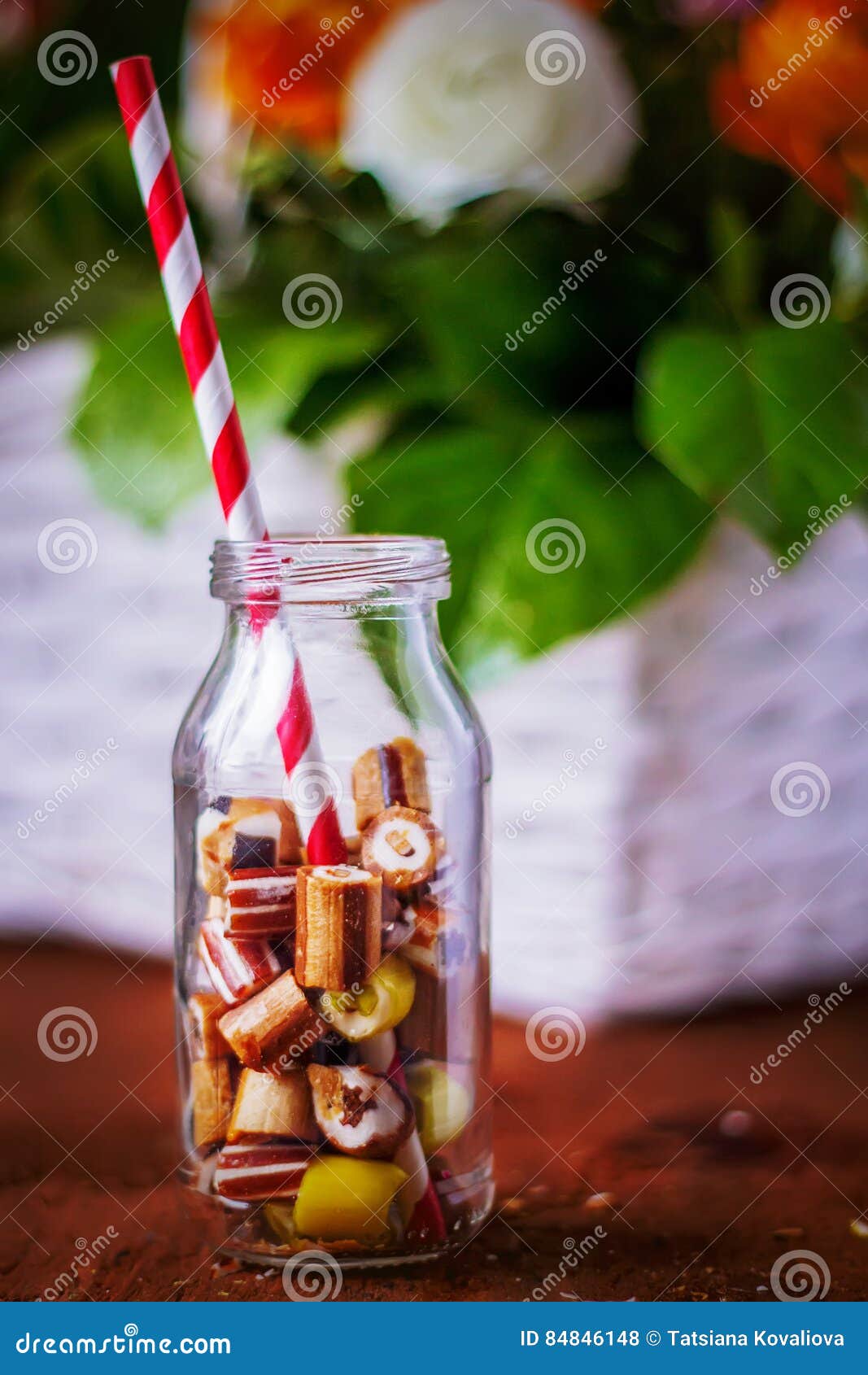 Sweets in bottle stock photo. Image of herbs, freshness - 84846148