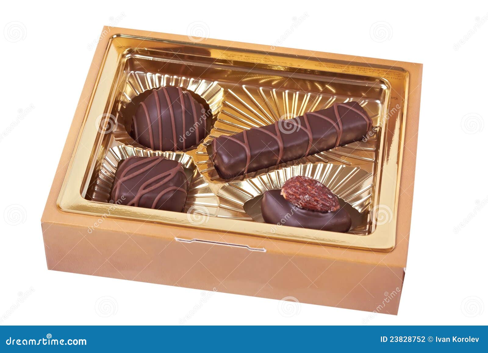 Sweets box stock photo. Image of assortment, present - 23828752