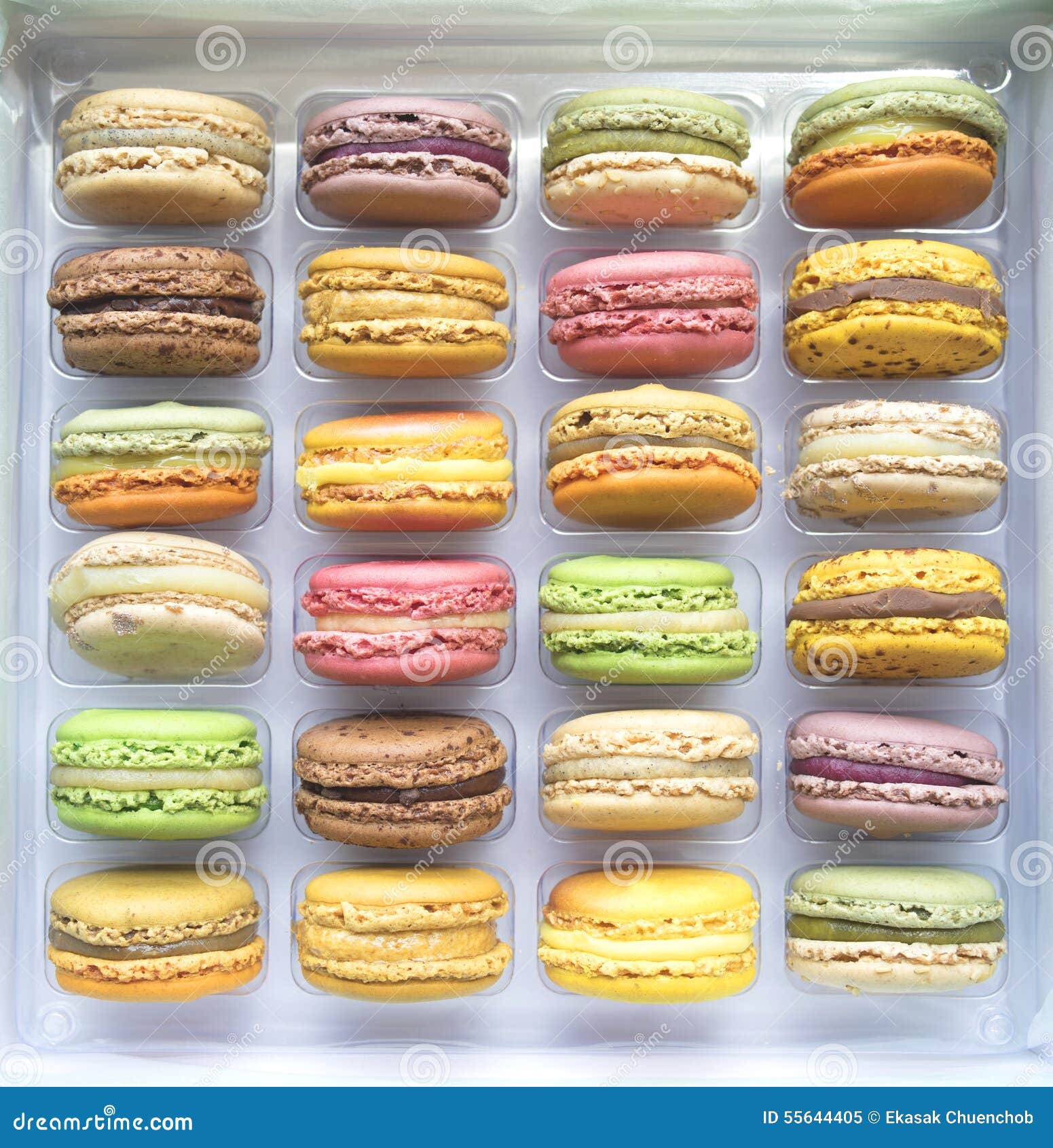 Sweets in the box stock image. Image of snack, french - 55644405