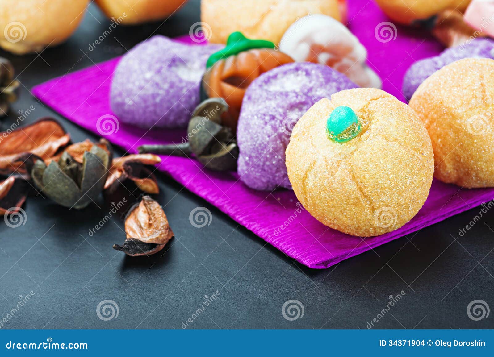 Sweets and Candy To Celebrate Halloween Stock Photo - Image of candied ...