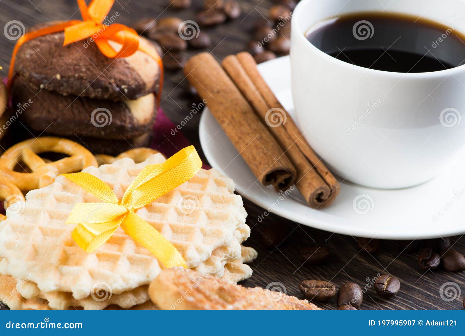 Sweets for coffee break stock image. Image of homemade - 197995907