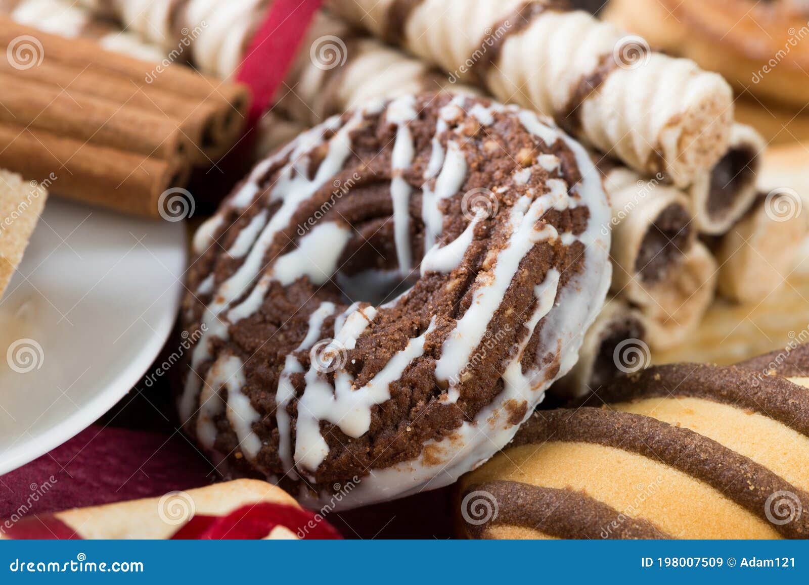 Sweets for coffee break stock image. Image of pastry - 198007509