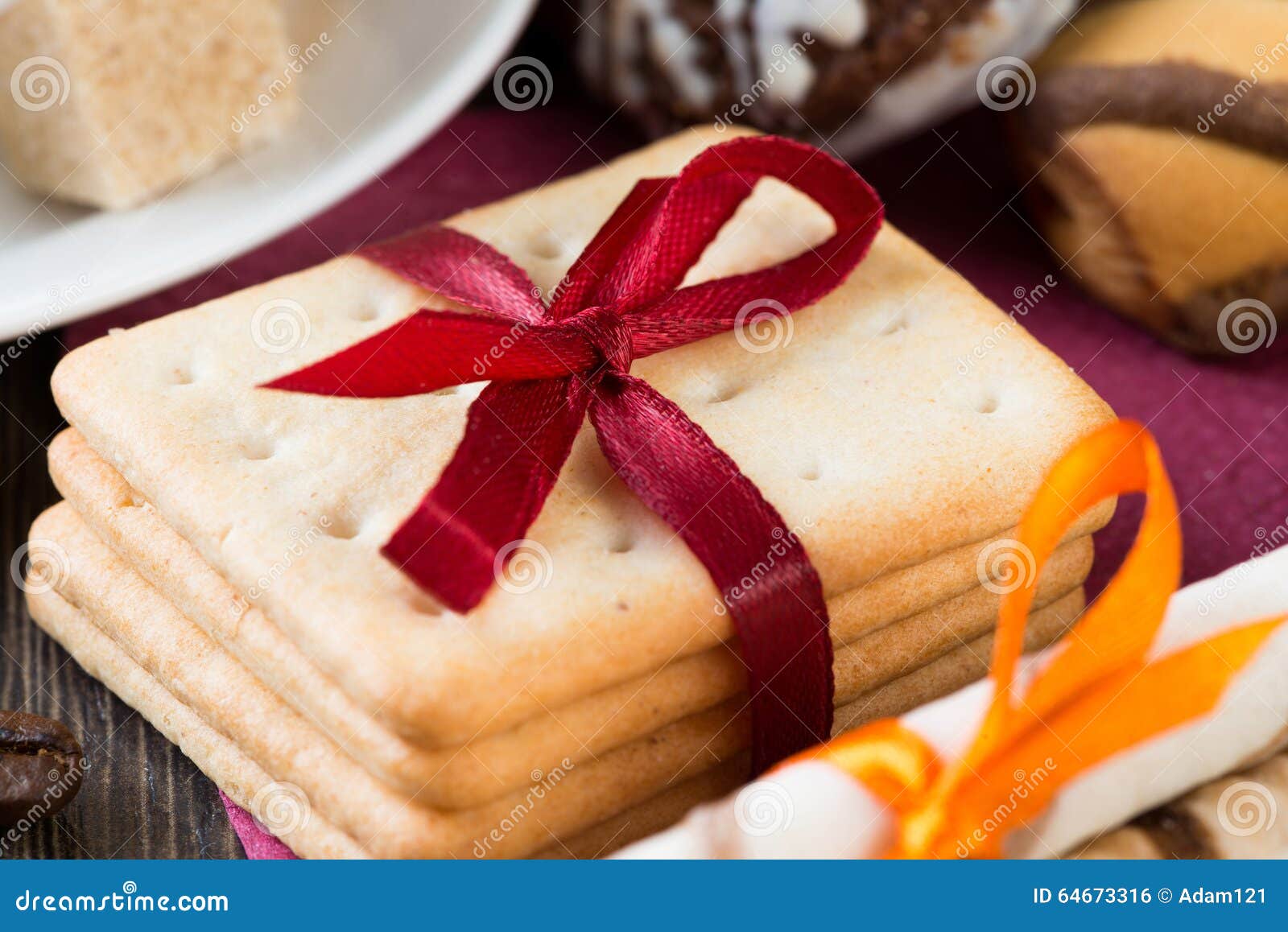Sweets for coffee break stock photo. Image of cookies - 64673316