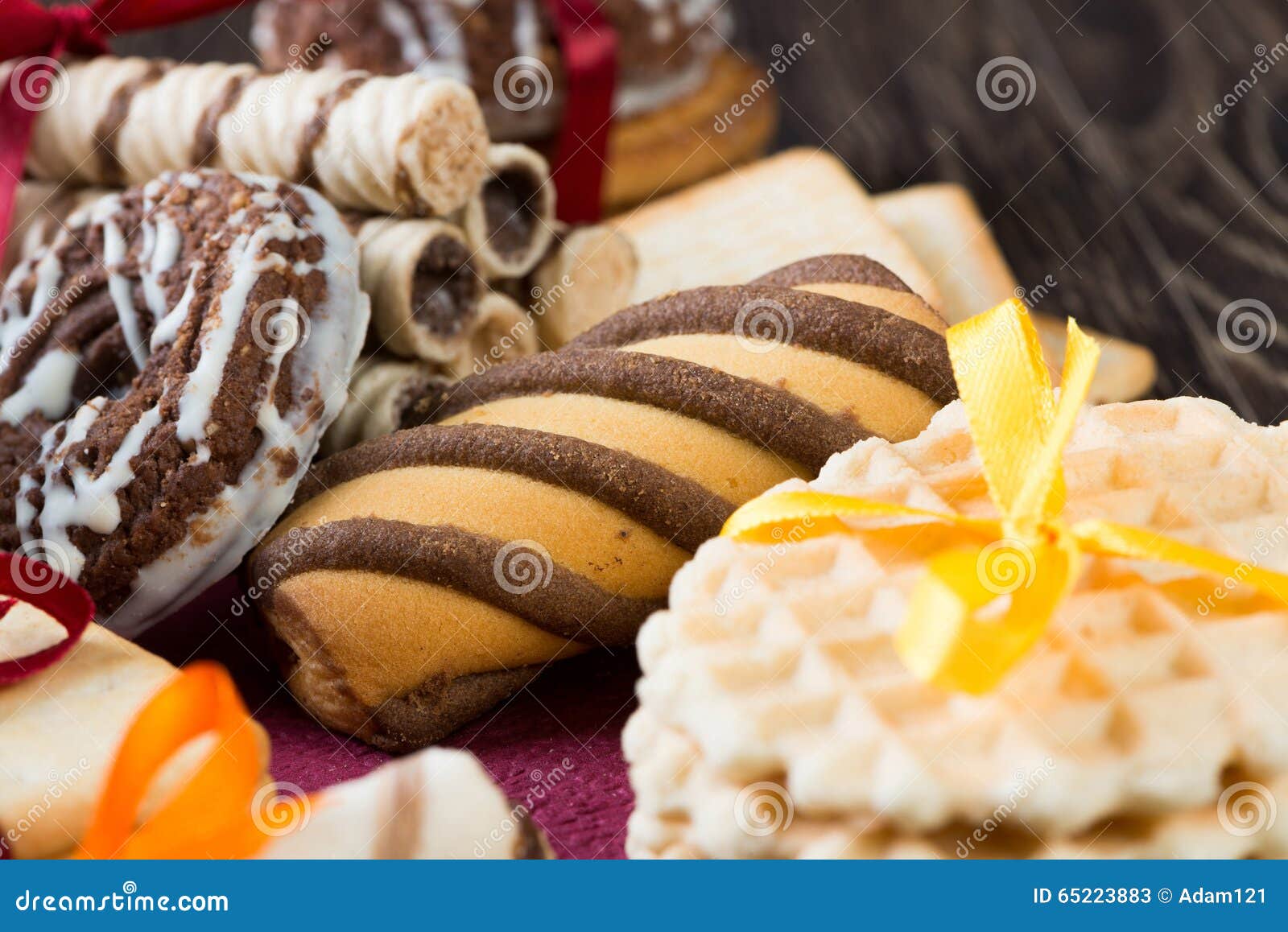 Sweets for coffee break stock image. Image of pile, homemade - 65223883