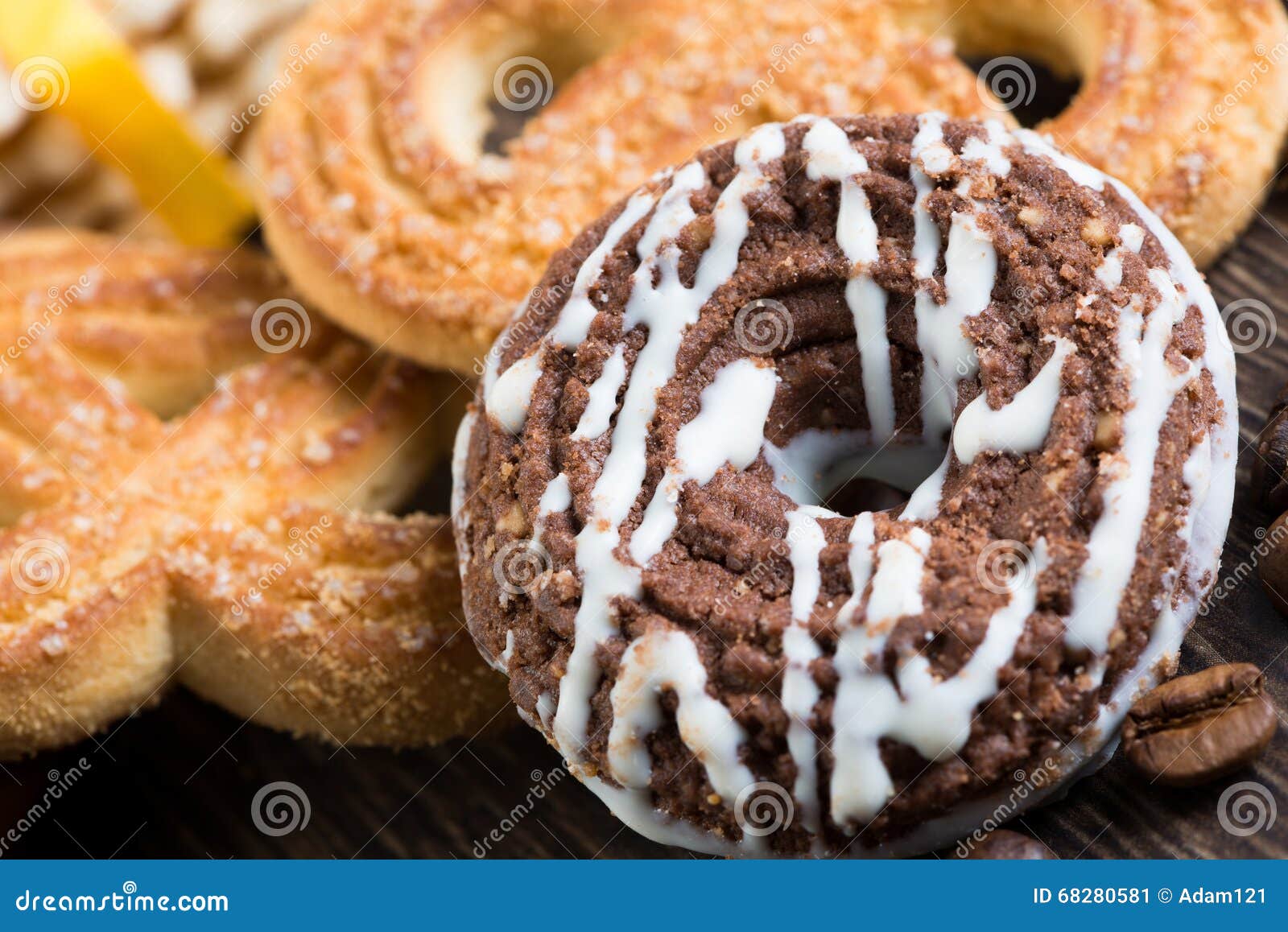 Sweets for coffee break stock image. Image of decorated - 68280581