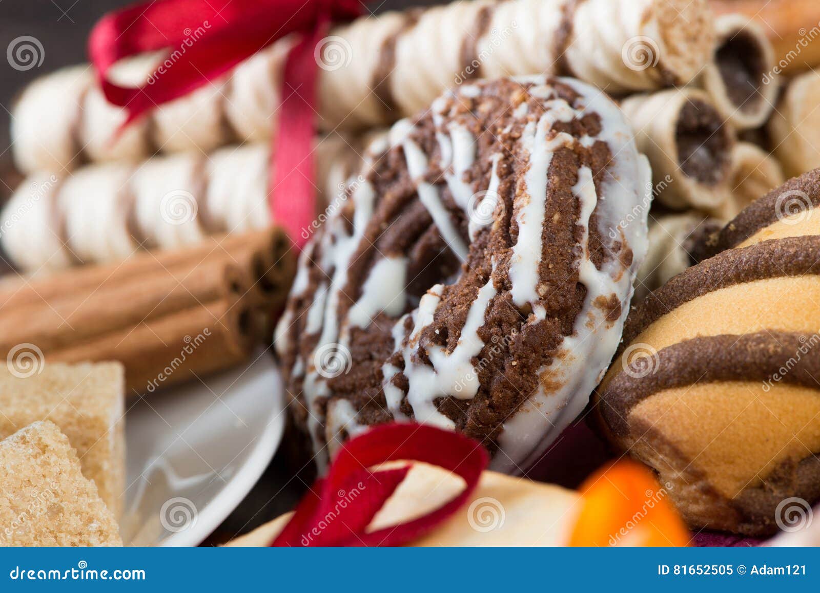 Sweets for coffee break stock image. Image of breakfast - 81652505