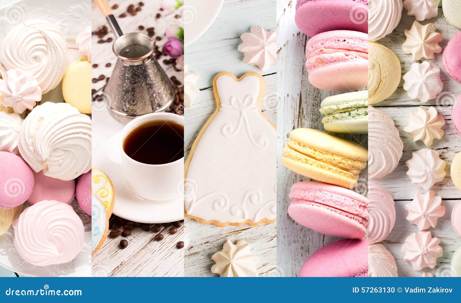 Sweets collage stock photo. Image of copy, background - 57263130