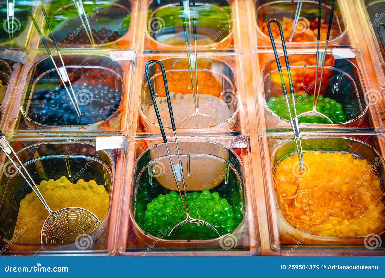 Sweets on display stock image. Image of sell, business - 259504379