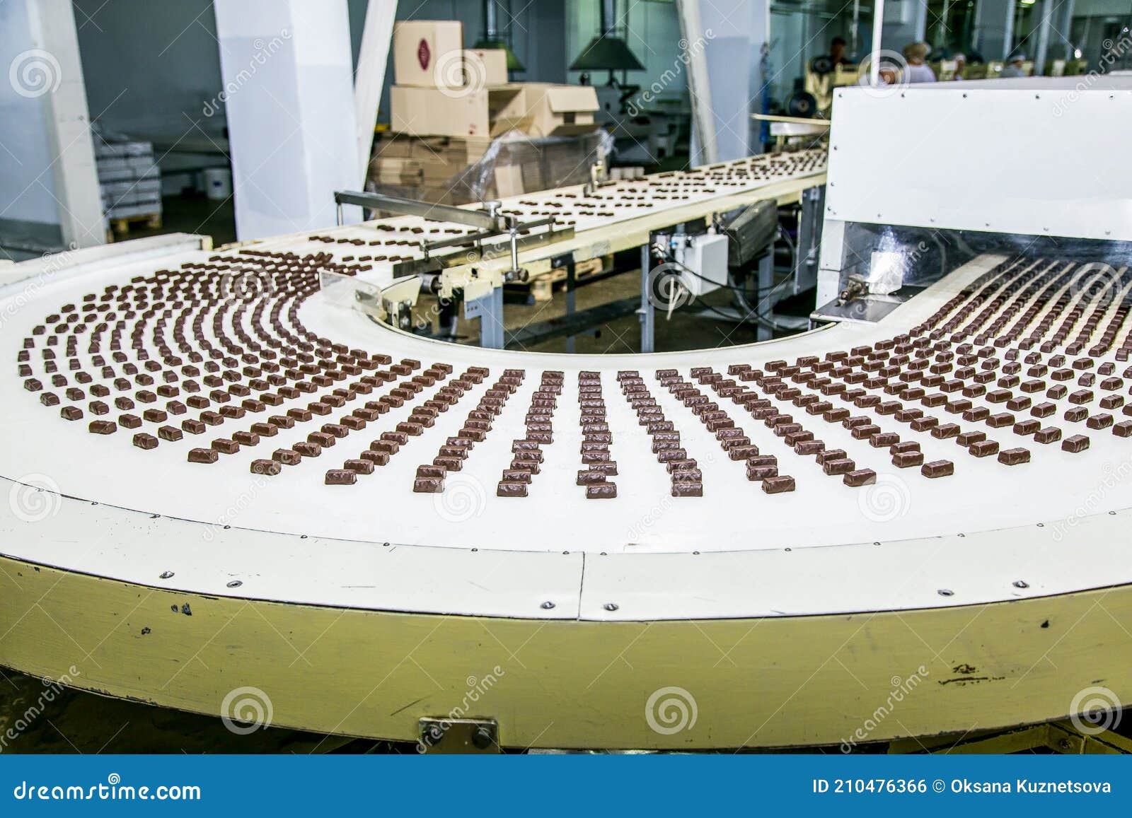 Sweets Factory. Sweets Production Process Stock Photo - Image of pastry ...