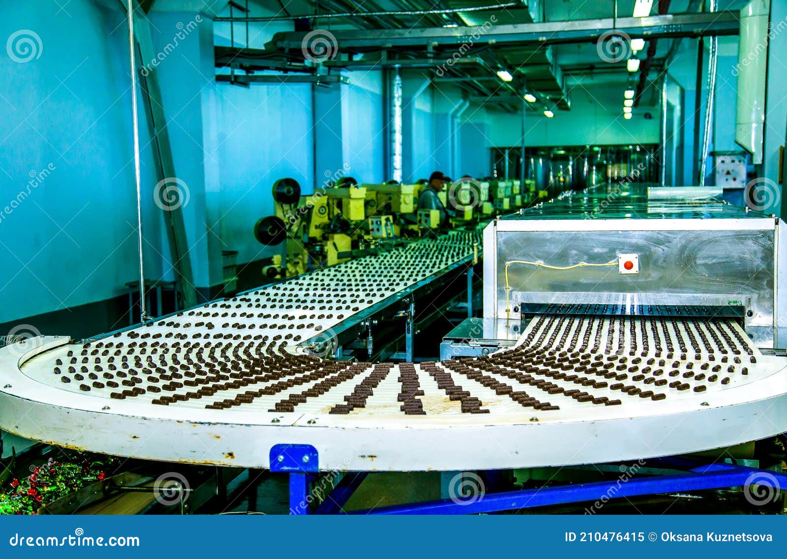 Sweets Factory. Sweets Production Process Stock Image - Image of ...