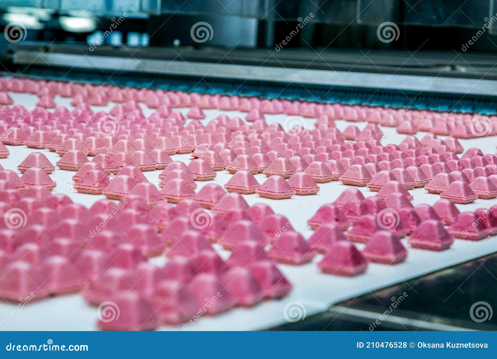 Sweets Factory. Sweets Production Process Stock Photo - Image of ...