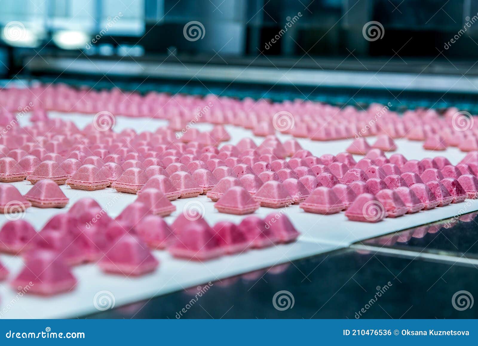 Sweets Factory. Sweets Production Process Stock Photo - Image of ...