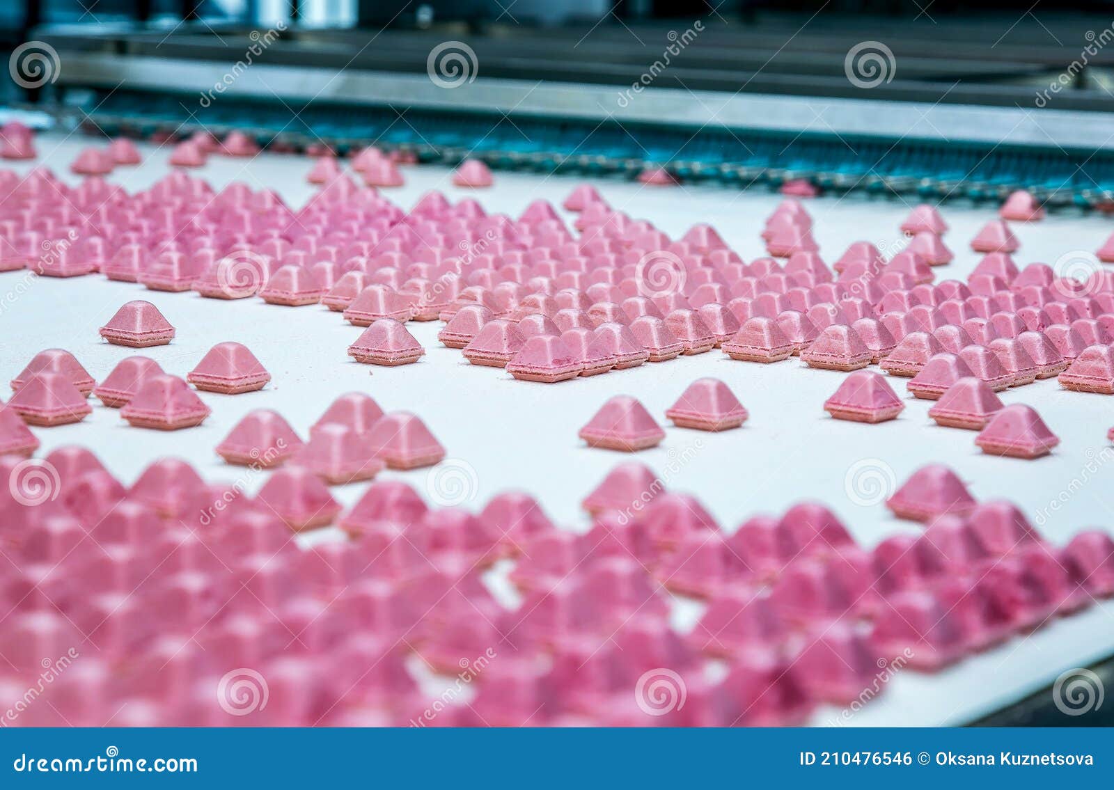 Sweets Factory. Sweets Production Process Stock Photo - Image of ...