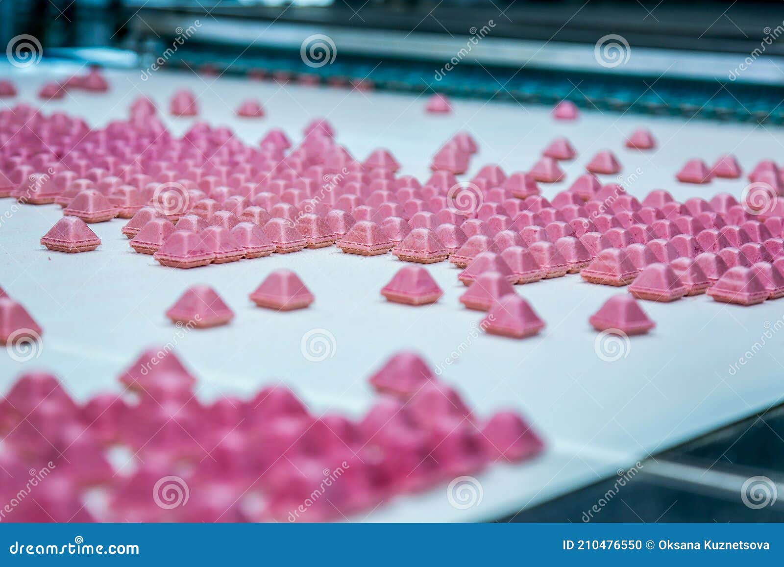 Sweets Factory. Sweets Production Process Stock Photo - Image of candy ...