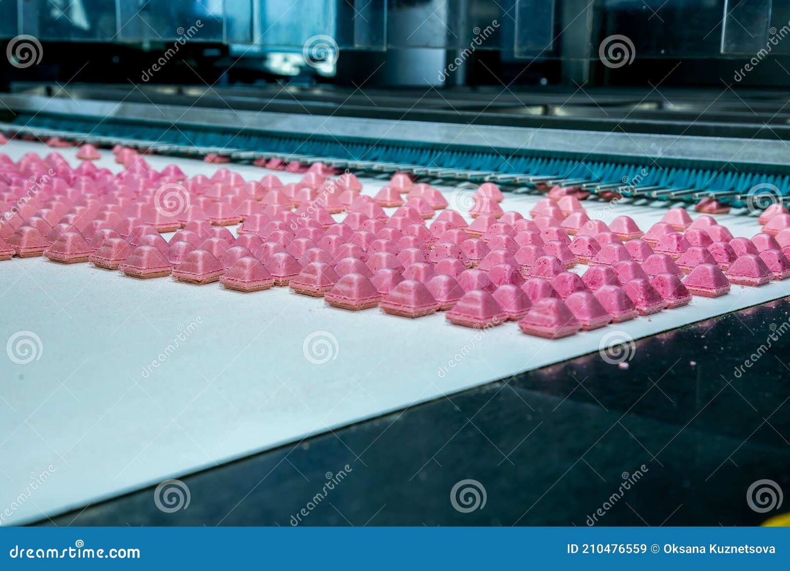 Sweets Factory. Sweets Production Process Stock Image - Image of ...