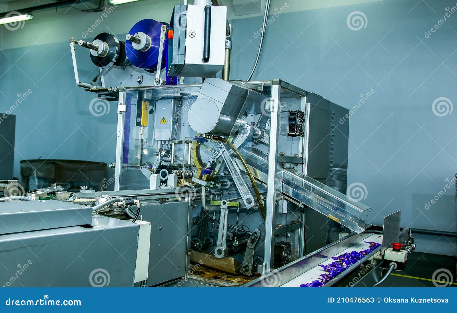Sweets Factory. Sweets Production Process Stock Image - Image of ...