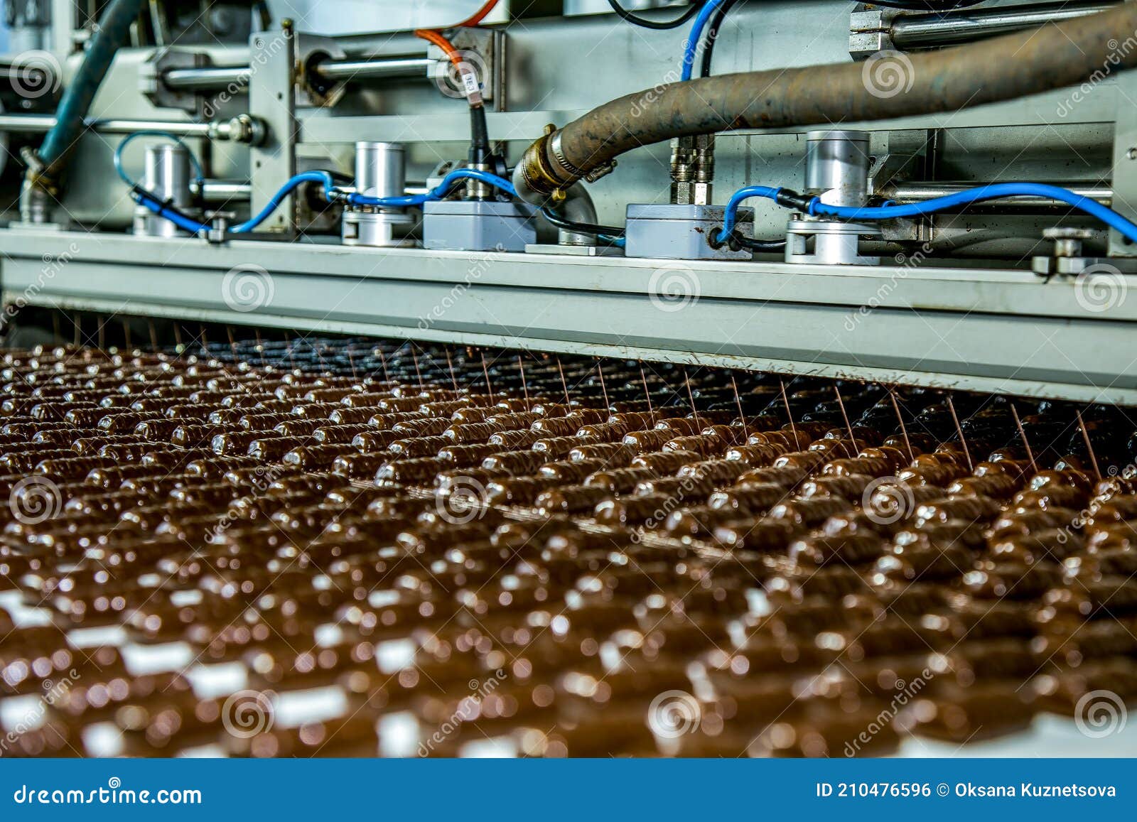 Sweets Factory. Sweets Production Process Stock Photo - Image of making ...