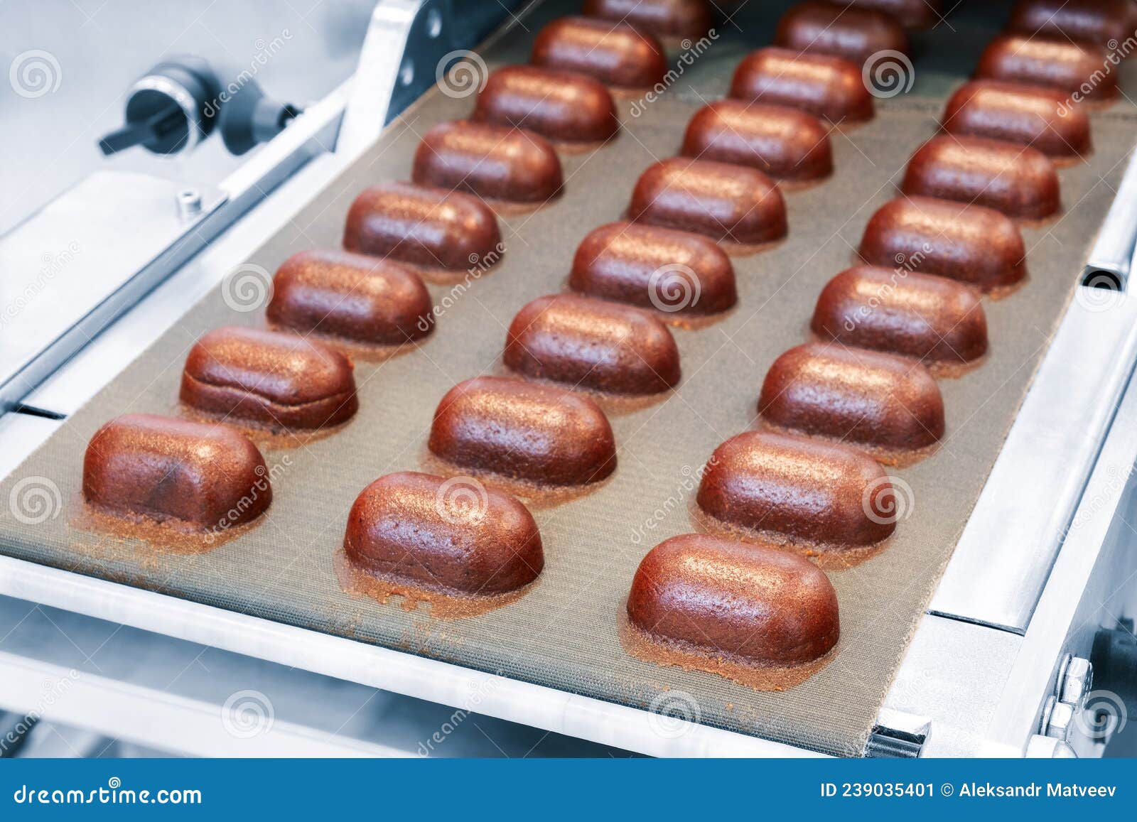 Sweets Factory. Sweets Production Process Stock Image - Image of ...