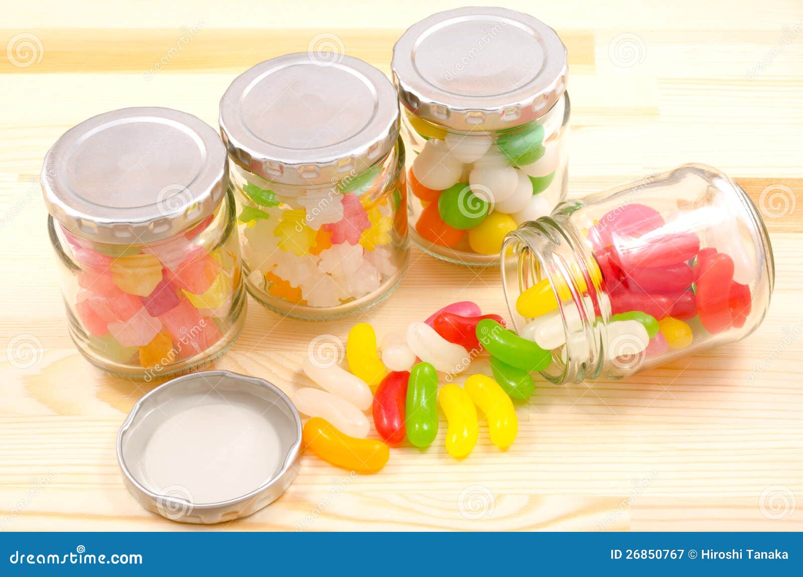 Sweets Jars Spilled Jelly Beans Stock Photos - Free & Royalty-Free ...