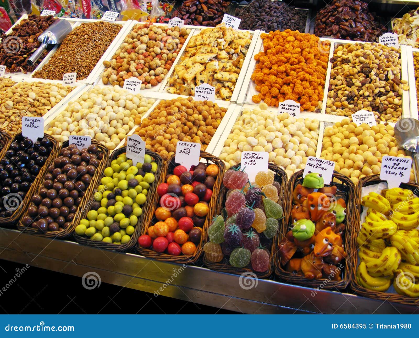 Sweets at the market stock image. Image of kiosk, edible - 6584395
