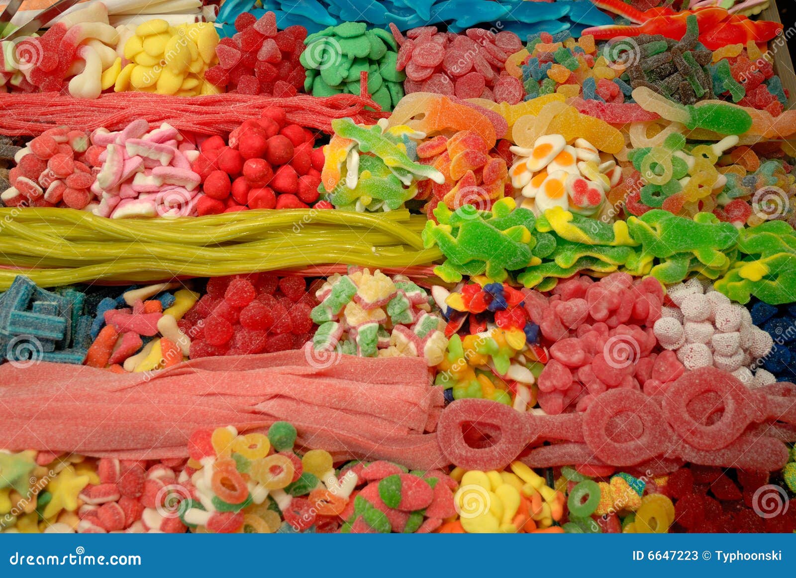 Sweets at market stock image. Image of barcelona, tasty - 6647223