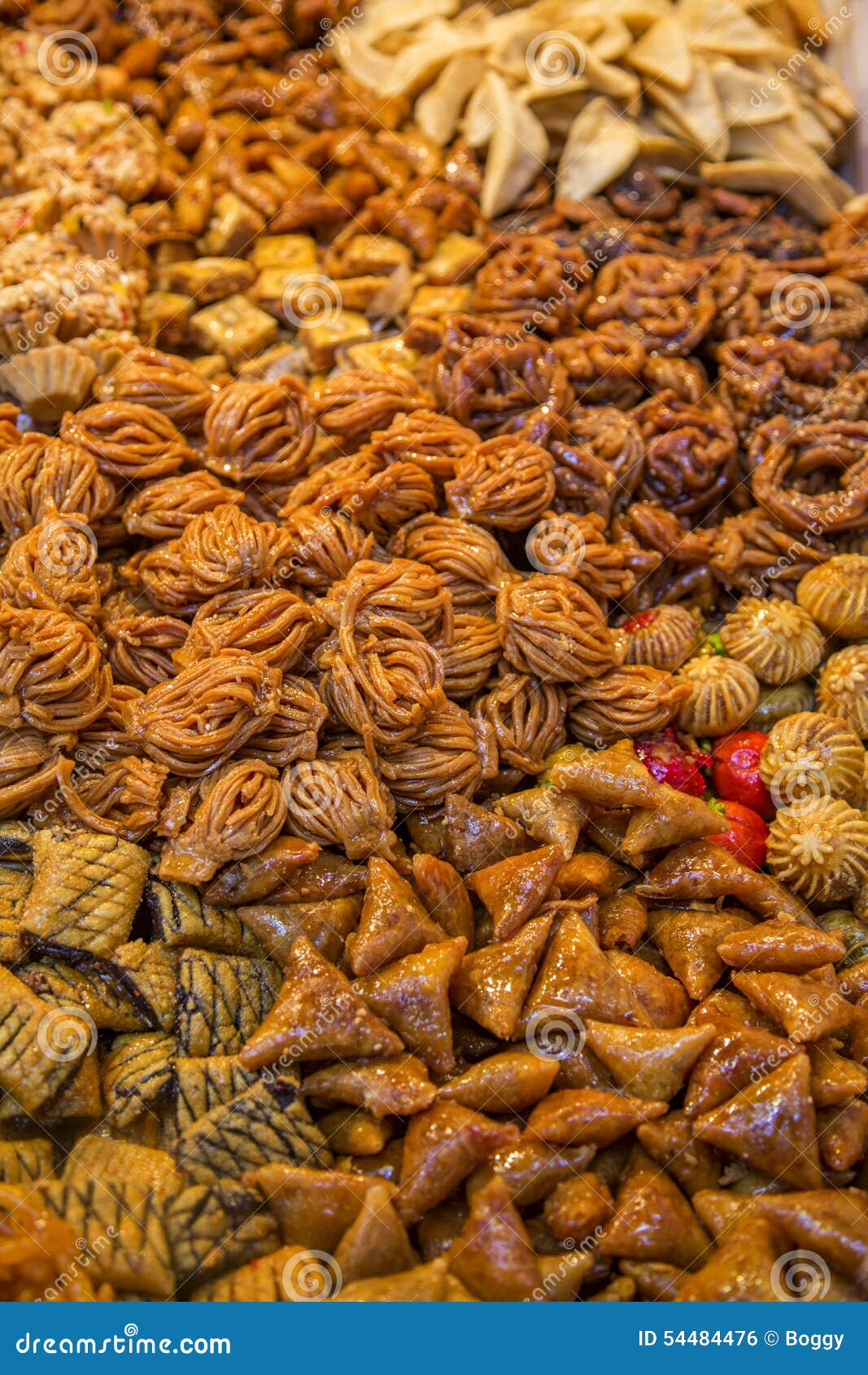 Sweets on the Moroccan Market Stock Photo - Image of sale, close: 54484476