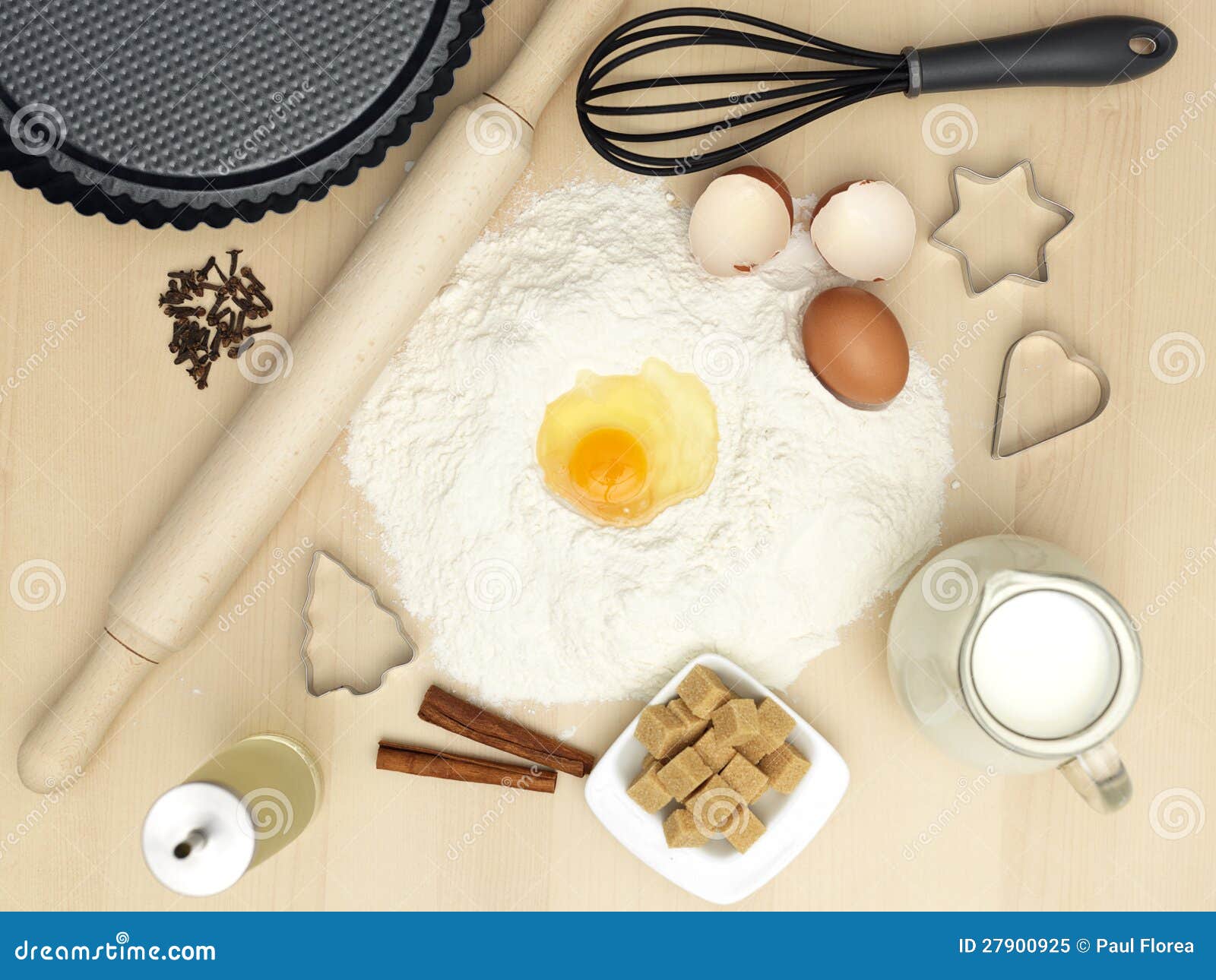 Sweets preparation stock image. Image of domestic, cook - 27900925