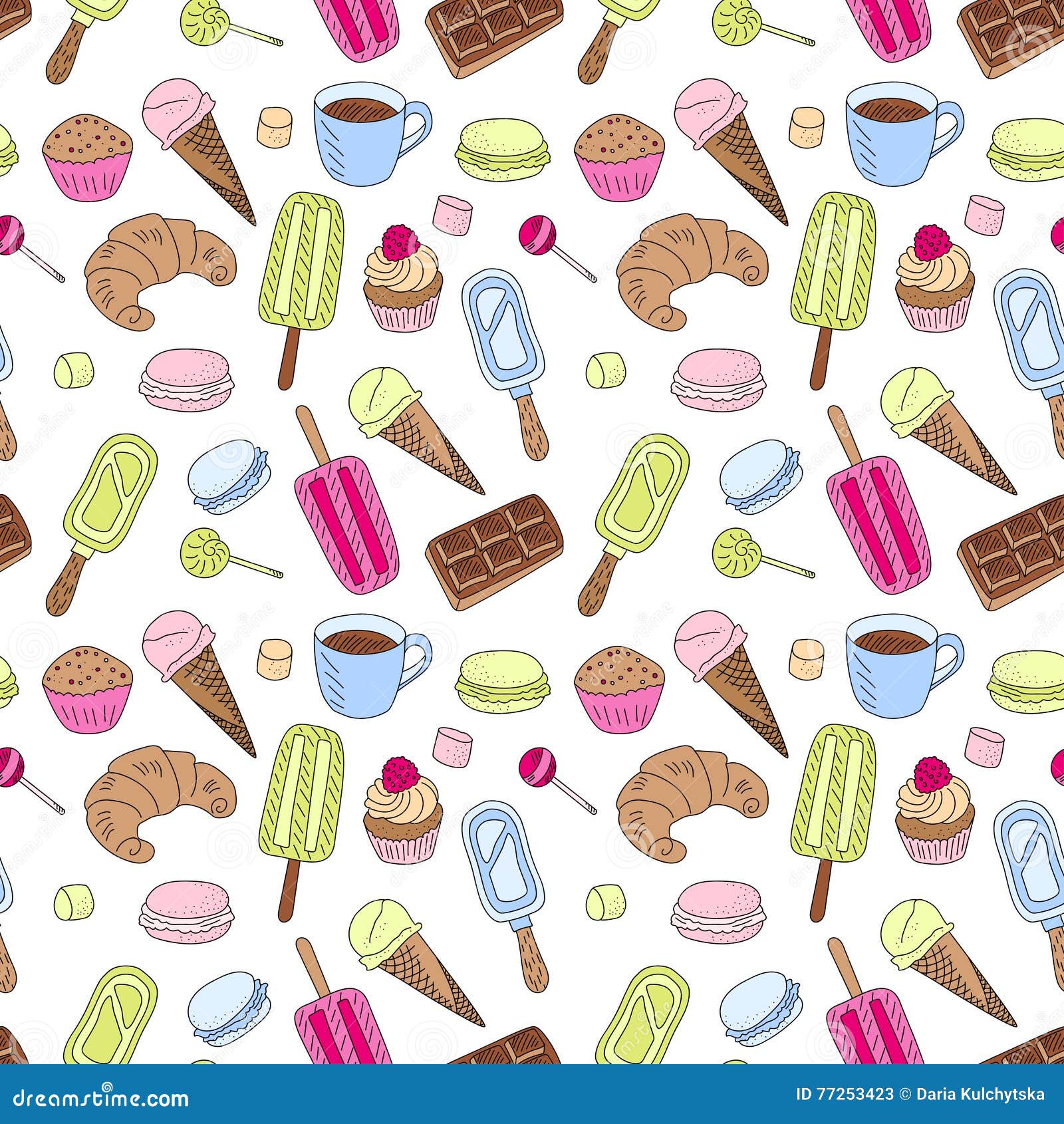 Repeating Food Background