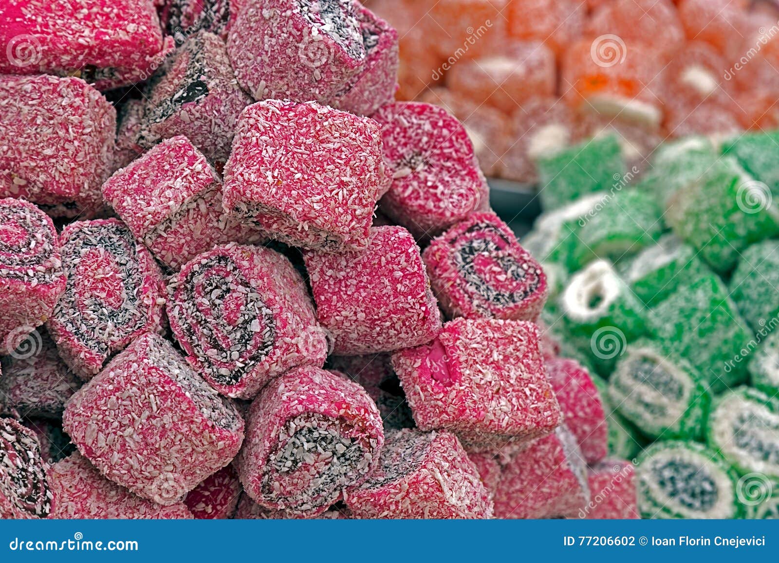 Sweets Rolled, Presented in Bulk Stock Photo - Image of food, gourmet ...
