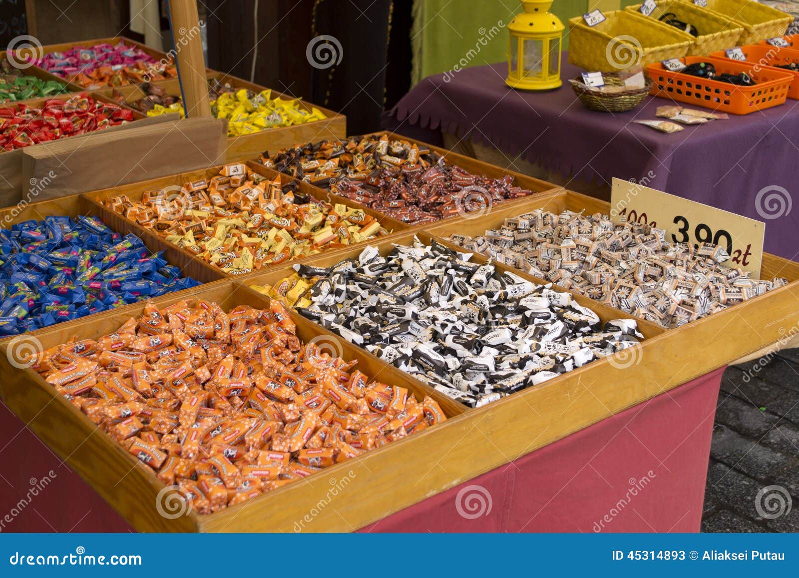 Sweets for Sale on a Polish Market Editorial Stock Photo - Image of ...