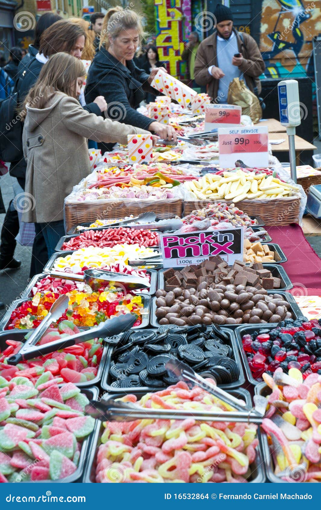 Sweets Stall in Bricklane Market Editorial Stock Image - Image of ...