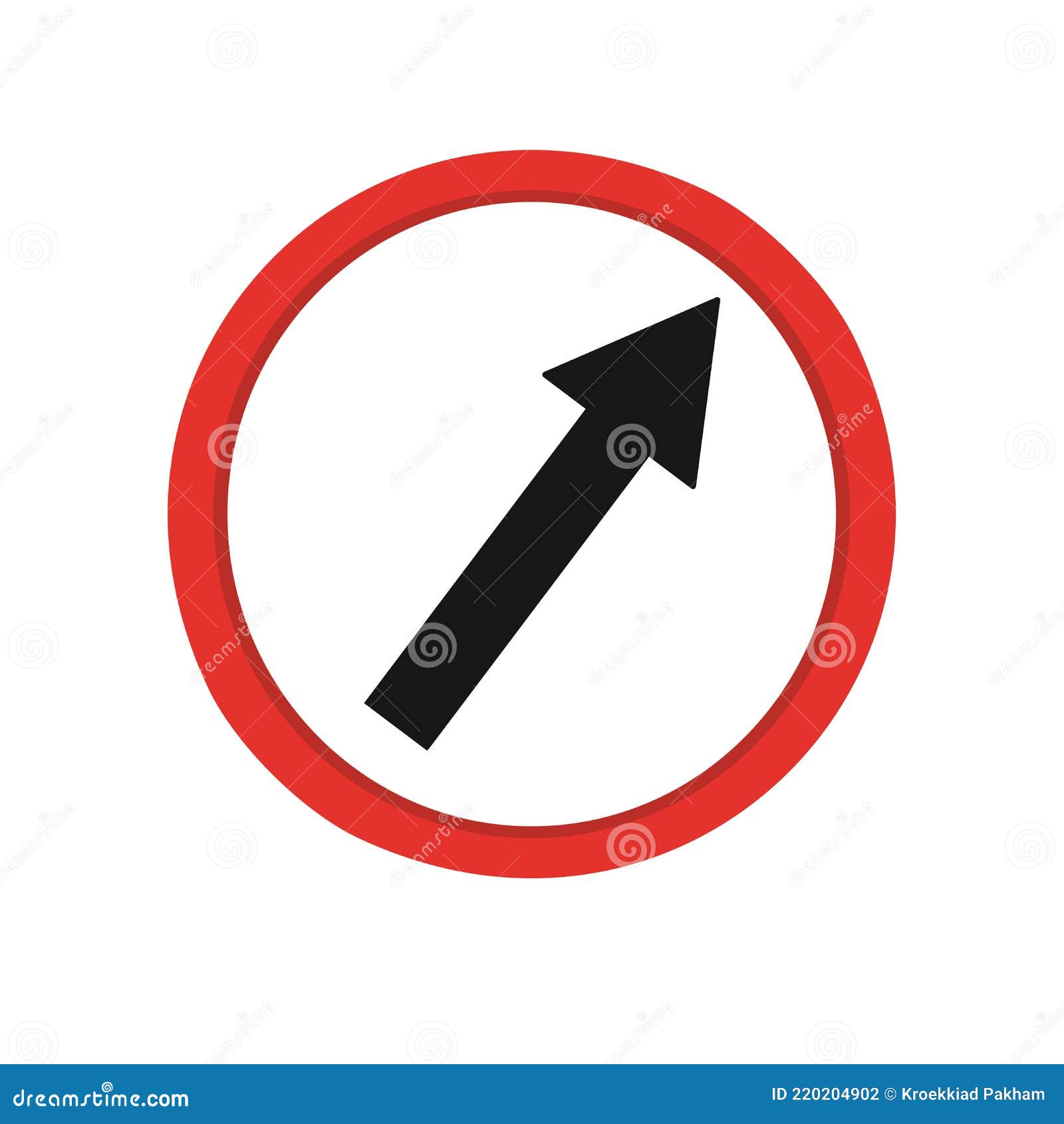 Swerve to the right stock vector. Illustration of left - 220204902