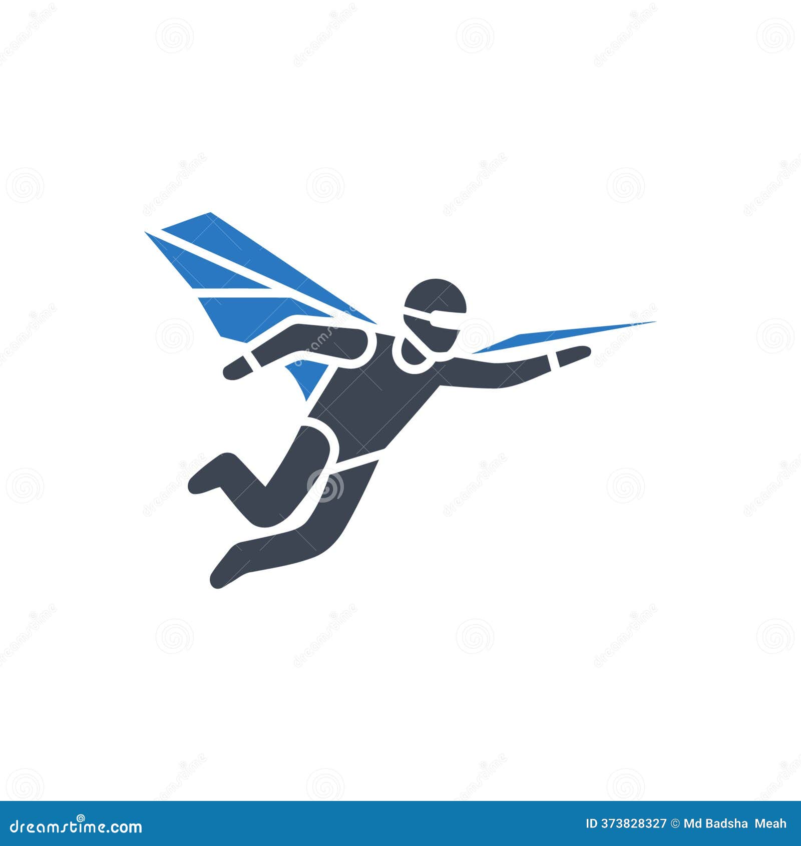 Swift Flight Linear Icons Set. Velocity, Swiftness, Glide, Skim, Soar ...