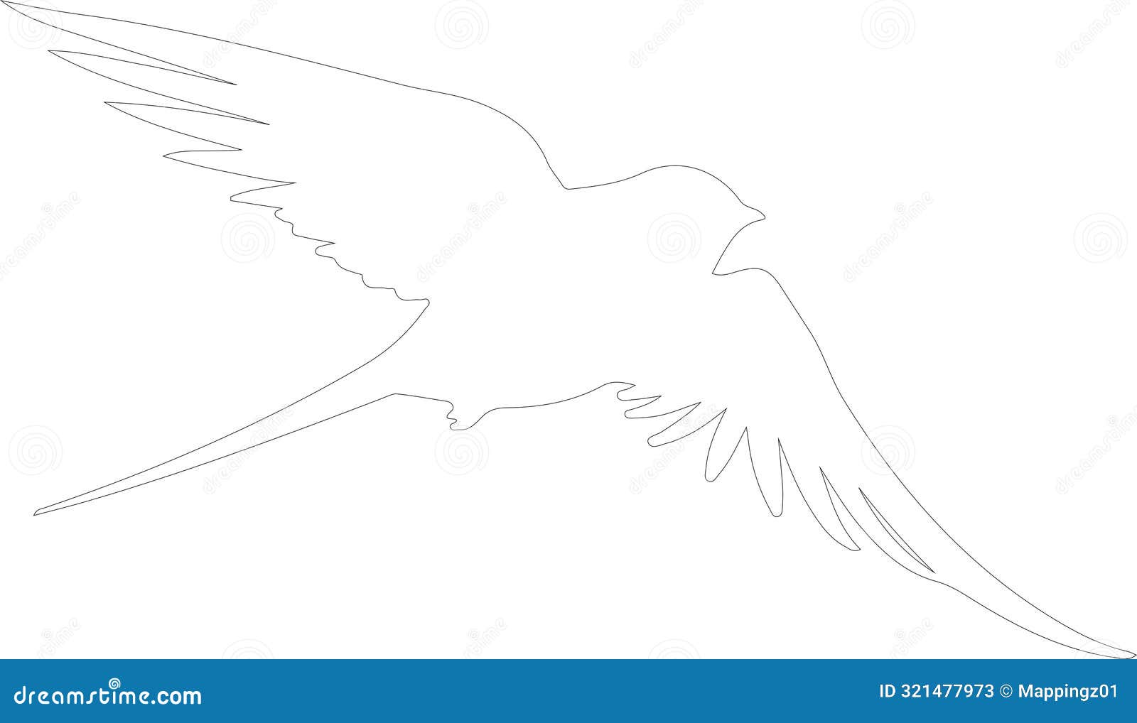 Swift Outline Map Cartoon Vector | CartoonDealer.com #323977781